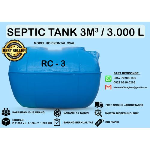 Jual Septic Tank BIOTECH Tipe RC-3 ukuran 3M3 - Kab. Tangerang ...