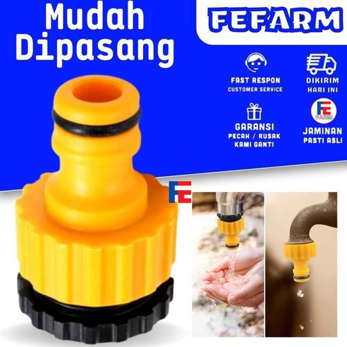 Jual Konektor Kran Adaptor Kran Konektor Quick Connect Pipa 1/2" 3/4 ...