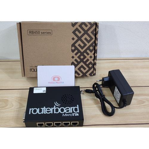 Jual Mikrotik RB450Gx4 Router Indoor 5 Port Gigabit - Jakarta Pusat ...