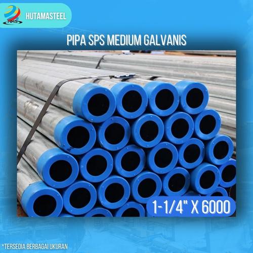 Jual Pipa Medium Galvanis SPS 1 1/4 inch x 6000. Sertifikat - Jakarta Barat - Hutama Steel ...