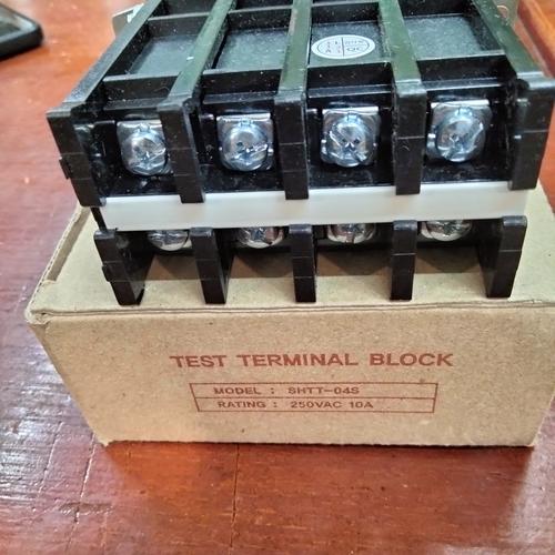 Jual TEST Terminal BLOCK Model SHTT-04S Rating 250VAC 10 a merk SUNGHO ...