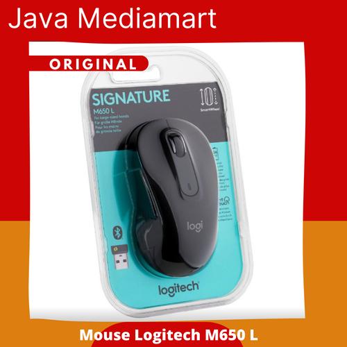 Jual Logitech Signature M650 L Mouse Wireless Bluetooth Silent Full ...