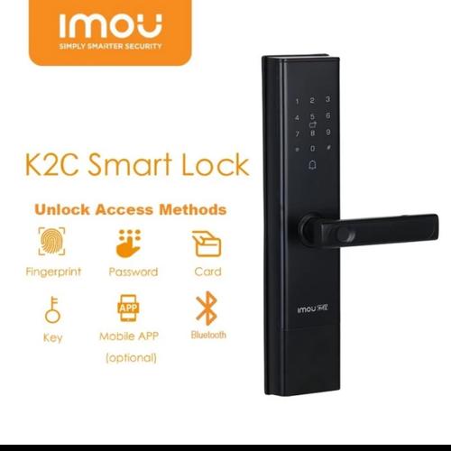 Jual Smart Door Lock Imou K2C Door Lock ASL-K2C-H(W)-B Kunci Pintu ...
