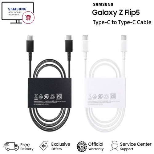 Jual Samsung USB Cable Type-C to Type-C Cable Galaxy Z Flip5 5G ( 1M ...