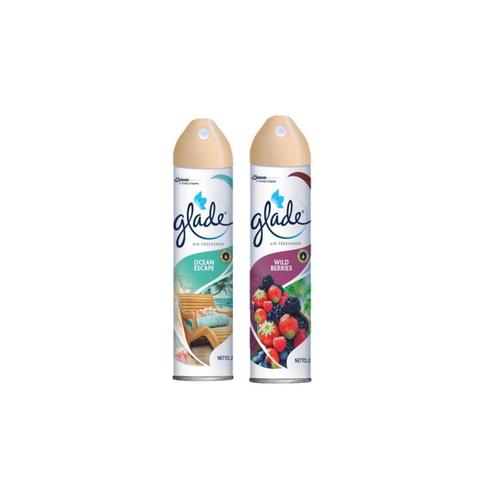 Jual GLADE AEROSOL SEMPROT SPRAY PENGHARUM RUANGAN 225 ML - lavender ...