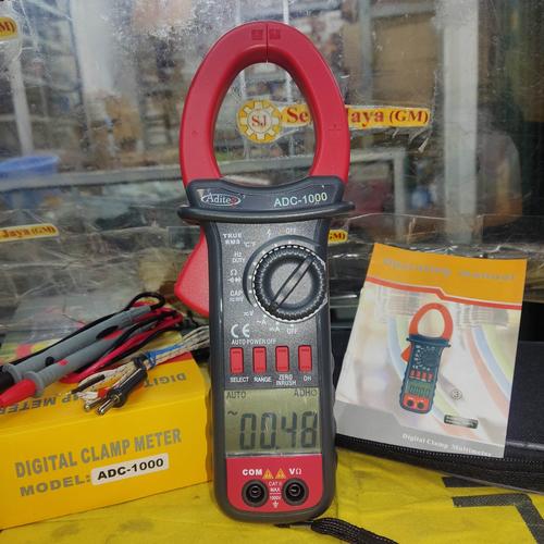 Jual Aditeg ADC-1000 Digital Clamp Meter 1000 A AC DC True RMS - alat ...