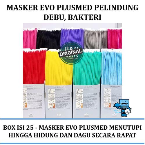 Jual Masker Evo Plusmed Pelindung Debu, Bakteri - Magenta - Jakarta ...