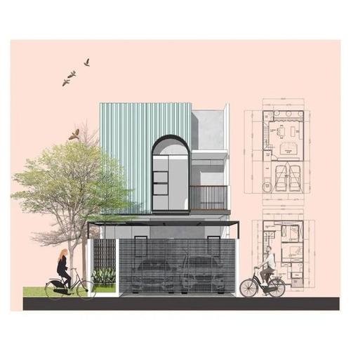 Jual paket 1 . desain rumah 3D + denah 3D dan layout 2D - Kab. Sidoarjo ...