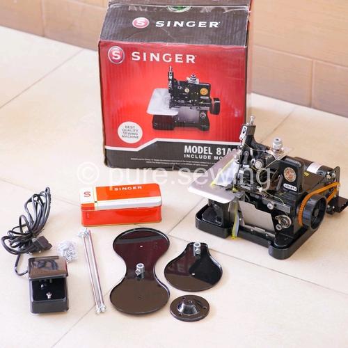 Jual Mesin Obras 3 Benang Singer 81A1 Dengan Dinamo / Overlock Sewing ...