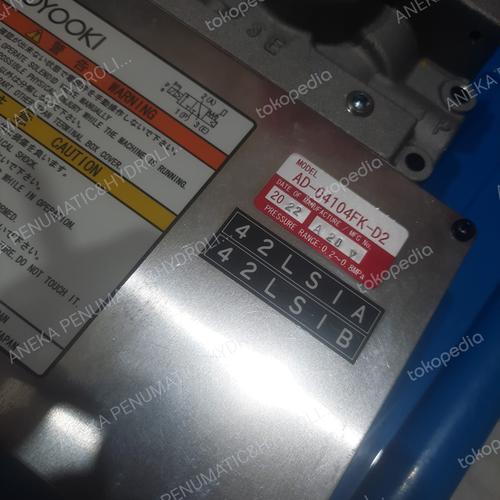Jual TOYOOKI AD-04104FK-D2 SOLENOID VALVE TOYOOKI 1/2" 24VDC - Jakarta Barat - ANEKA PENUMATIC ...