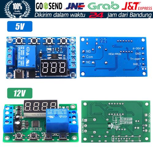 Jual YYC-2S Modul Relay Timer Delay Timer DC 5V 12V 5A Adjustable - 5V ...