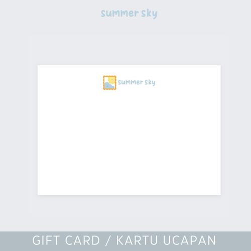 Jual Gift Card / Kartu Ucapan Kado - Kota Surabaya - Summer Sky Baby & Kids | Tokopedia