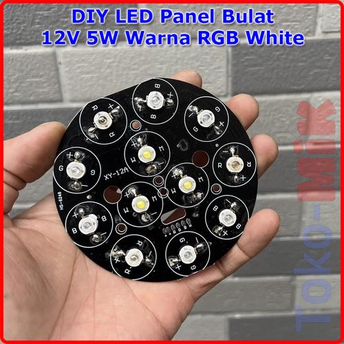 Jual DIY Modul Lampu LED Downlight PCB Alumunium DC 12V 5W Warna RGB ...