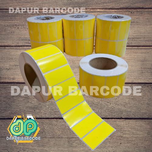 Jual LABEL BARCODE YUPO YELLOW 70 X 30 mm - 500 pcs, 3 Inch - Jakarta ...