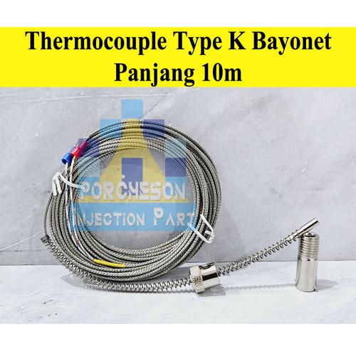 Jual Thermocouple Type K Bayonet Probe Kabel 10m - Kota Tangerang ...