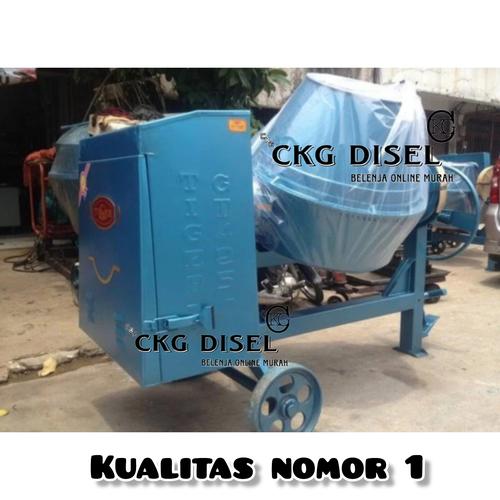 Jual Molen Aduk Semen TIGER 425LITER Concrete Mixser + Mesin Diesel 7 ...