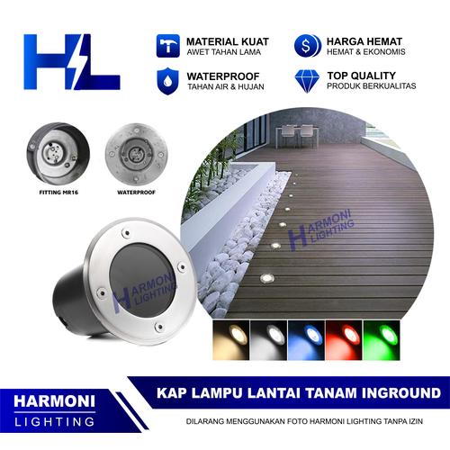 Jual Lampu Lantai Tanam LED Sorot Waterproof Uplight Floor Taman Anti ...