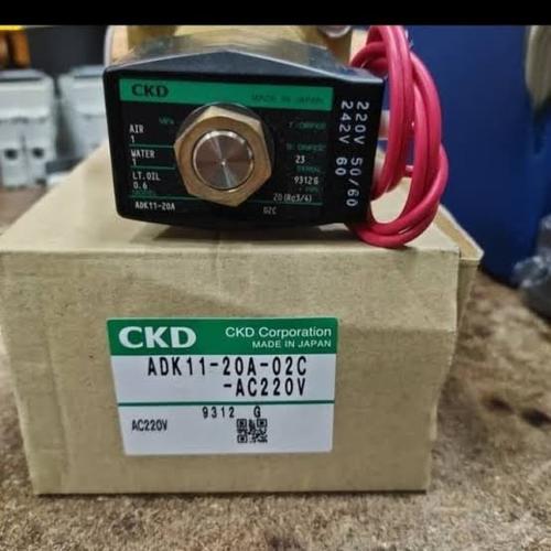 Jual Solenoid valve CKD ADK11-20 drat 3/4" (inch) 220v ac/24v dc - Jakarta Barat - power ...