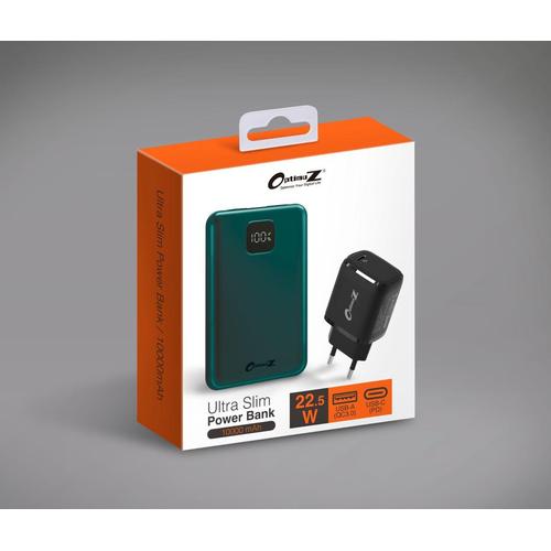 Jual Optimuz Ultra Slim 22.5W 10000mAh Fast Charge Powerbank + Adaptor ...