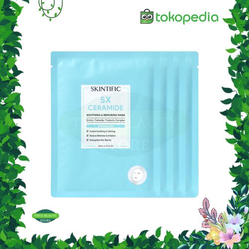 Jual Skintific 5X Ceramide Soothing and Repairing Mask Sheet Masker ...
