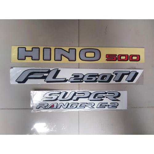 Jual Stiker hino 500 / Stiker fl 260 ti / stiker super ranger e2 hino ...