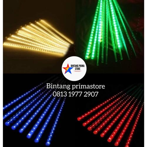 Jual Lampu Meteor / Lampu Hujan / Lampu LED Hias 2watt 80cm warna ...