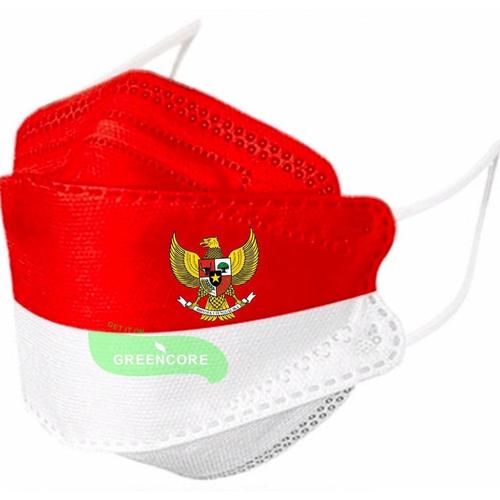 Jual Masker merah putih bendera indonesia kf94 logo hut ri 4 lapis ply ...