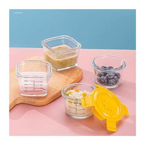 Jual Baby Food Container Tempat Wadah Kaca Mpasi Tempat Mpasi Kaca ...