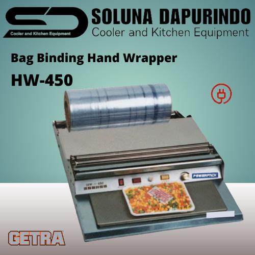 Jual GETRA Hand Wrapping HW-450 / HW450 / Mesin Pembungkus Makanan ...
