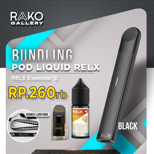 Jual Relx Essential Bundling Liquid Refill 30ml - Watermelon Ice, Black ...