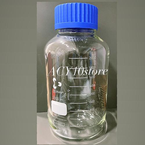 Jual DURAN Laboratory Bottle Wide Mouth Clear 2000ml, 5000ml, 10000ml ...