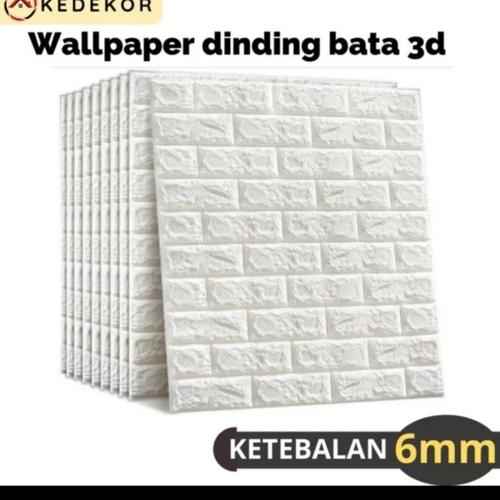 Jual WALLPAPER BATA 3D FOAM TEBAL 6MM WALLPAPER DINDING MURAH BATU BATA - Jakarta Barat ...