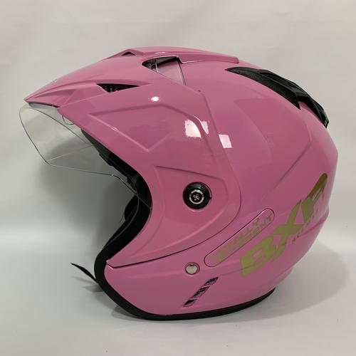 Jual Helm GL Pink Glossy Solid Polos Helem SNI Helmet dewasa SNI ...