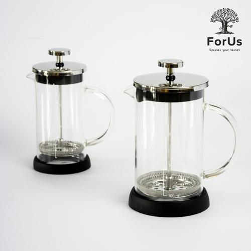 Jual French Press 350ml Coffee or Tea Glass Plunger French Press Kaca ...
