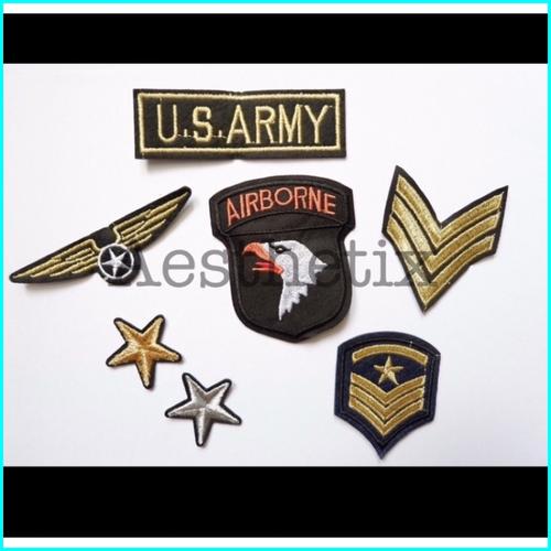 Jual Army / Military Militer Badge Rank Patch Bordir / Patches / Emblem ...