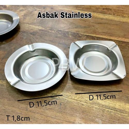 Jual Asbak Stainless / Asbak bulat / Asbak segi - Bulat - Kab ...