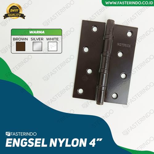 Jual Engsel Nylon 4 Inch / Engsel Pintu / Engsel Jendela - Brown ...