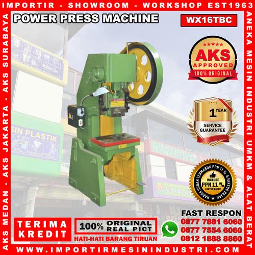 Jual MESIN PRESS EMBOS BESI EMBOSS LOGAM 16 TON BESI AKS - WX16TBC K2 ...