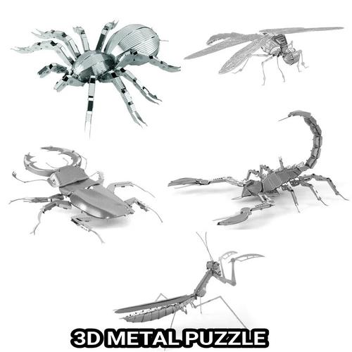 Jual 3d metal puzzle diy miniatur serangga - stag beetle - Kota Bekasi ...