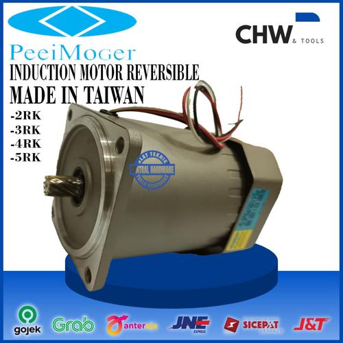 Jual REVERSIBLE MOTOR M3RK15N-C 15WATT 4POLE 1PHASE 220V PEEIMOGER ...