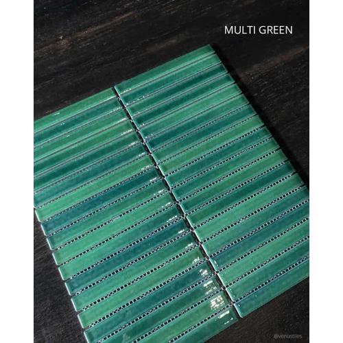 Jual Venus Tiles Type Pottery Striped Multi Green - Kota Depok ...