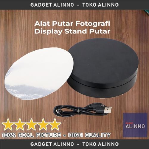 Jual Display Stand Putar Alas Putar Fotografi Alat Putar Produk PUTIH ...