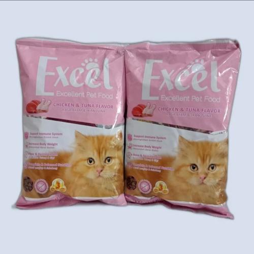 Jual Excel Mother & kitten Chicken&Tuna 500gr freshpack (paket 10 kg ...