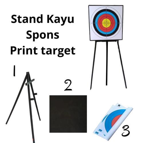Jual Stand Target Panah Panahan Kayu Spons Lengkap - Kab. Purworejo ...
