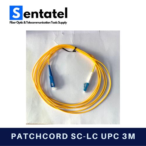 Jual PATCHCORD FIBER OPTIC SC UPC LC UPC 3 METER SIMPLEX - Jakarta Utara - Sentatel FO | Tokopedia