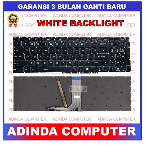Jual Keyboard MSI GS60 GE62 GT72 GT62 WS60 2PC 2PE 6QC CX62 White ...