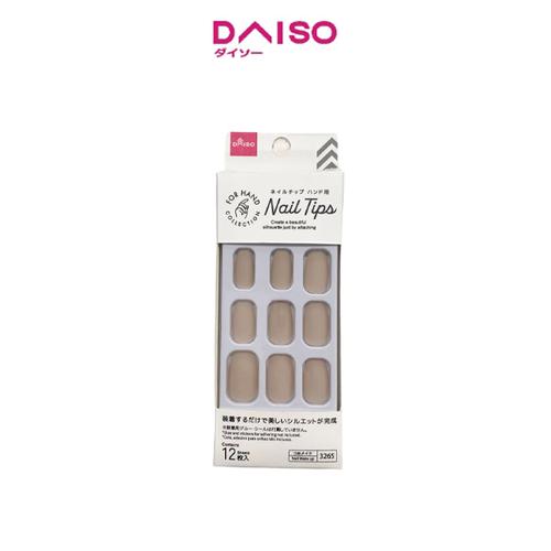 Jual Daiso Nail Tip -Hand - Single Color Matte Light Beige- - Jakarta ...