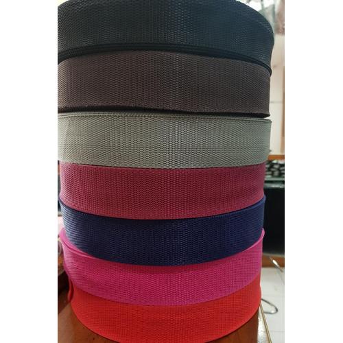 Jual Tali Tas Webbing 3.8 cm / Webbing Tas / Bisban 3.8 cm - Hitam ...