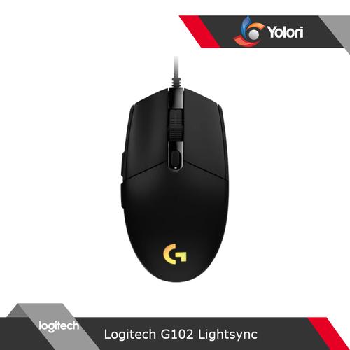 Jual Logitech G102 Lightsync Gaming Mouse Hitam - Putih - Putih ...