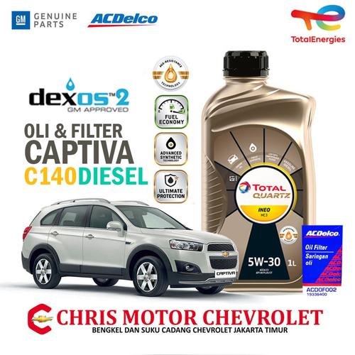 Jual PAKET GANTI OLI CHEVROLET CAPTIVA FL FACELIFT DIESEL C140 2011 ...